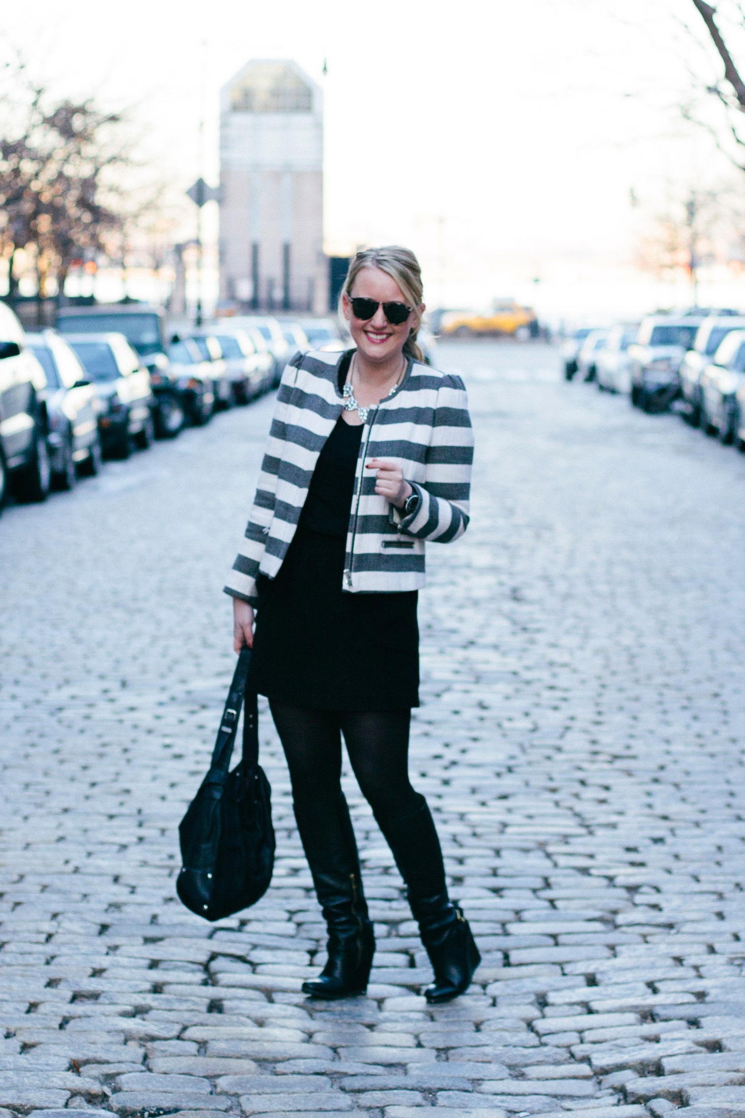 outfit // striped jacket - wit & whimsy