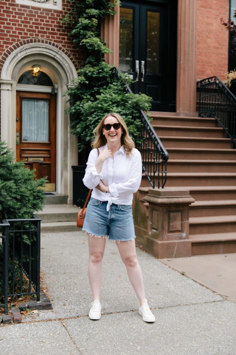 Styling a Linen Button Down Shirt - wit & whimsy