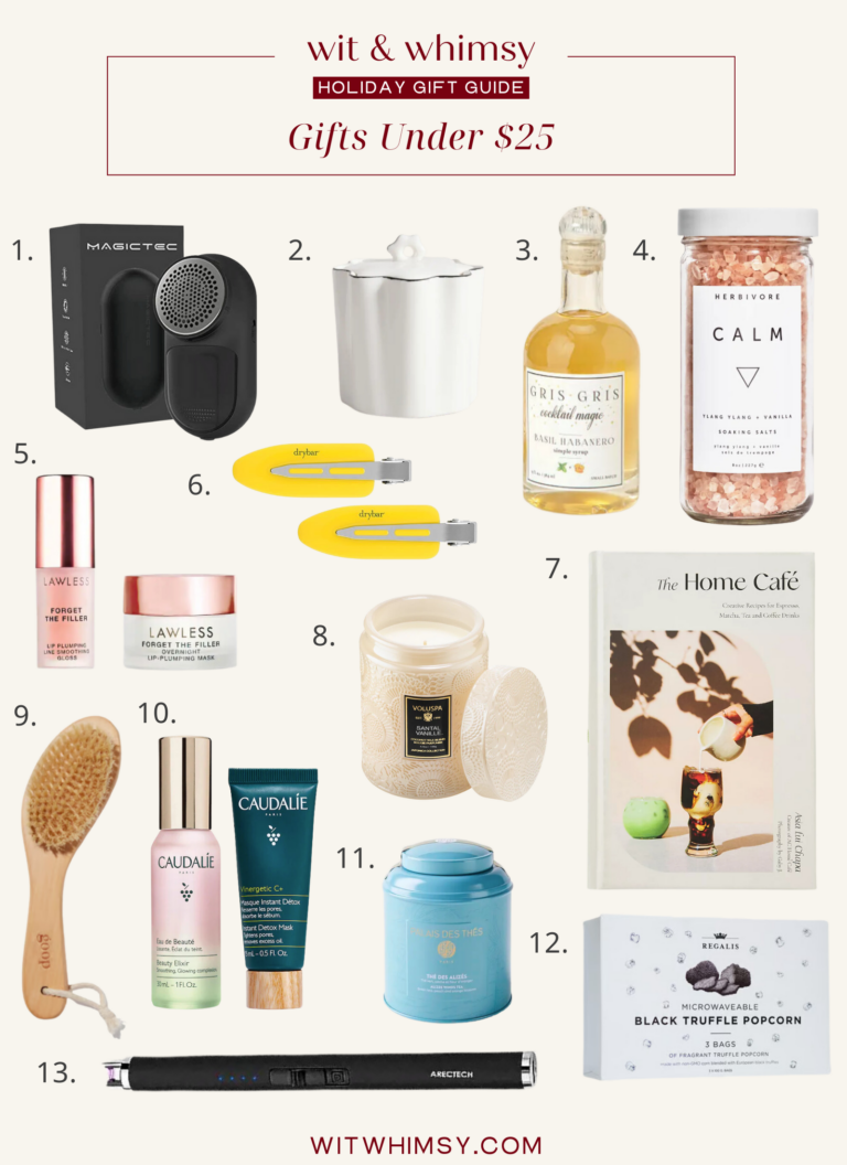 Affordable Gifts For Under $25 & Stocking Stuffers - wit & whimsy