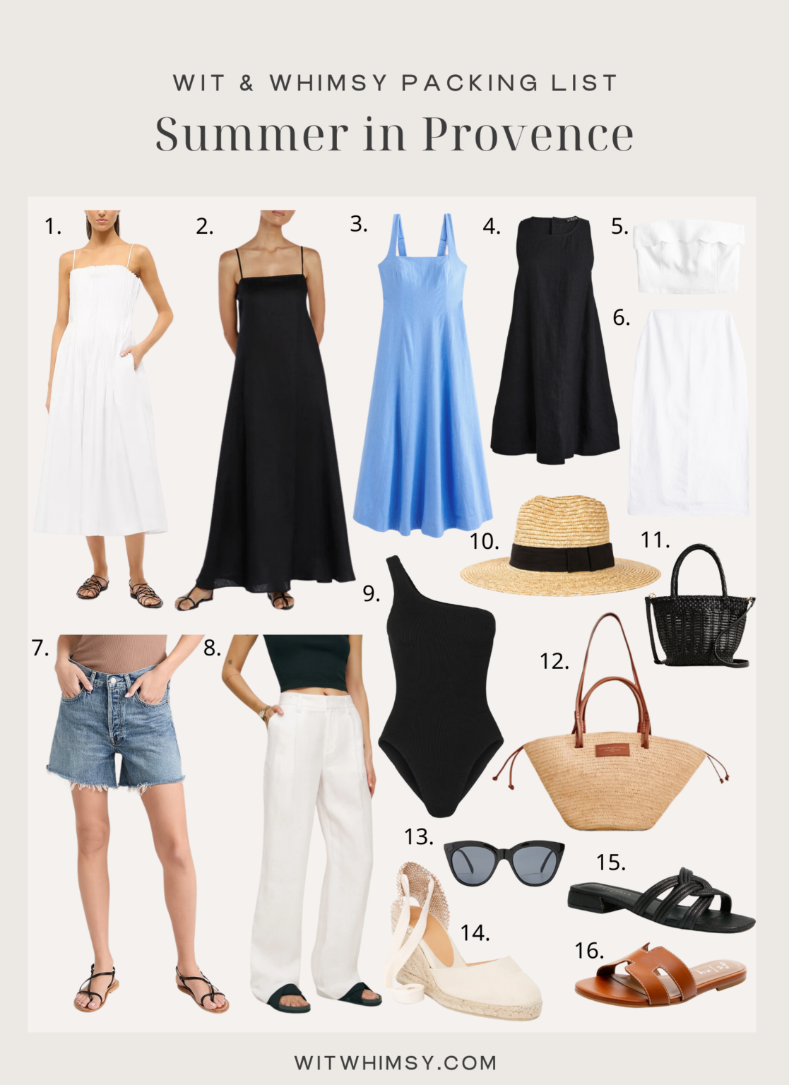 What To Wear in Provence in Summer - wit & whimsy
