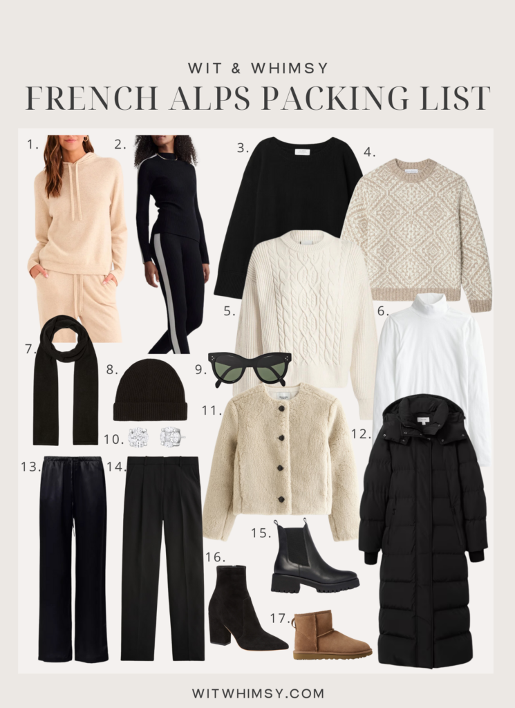 French Alps Packing List - wit & whimsy